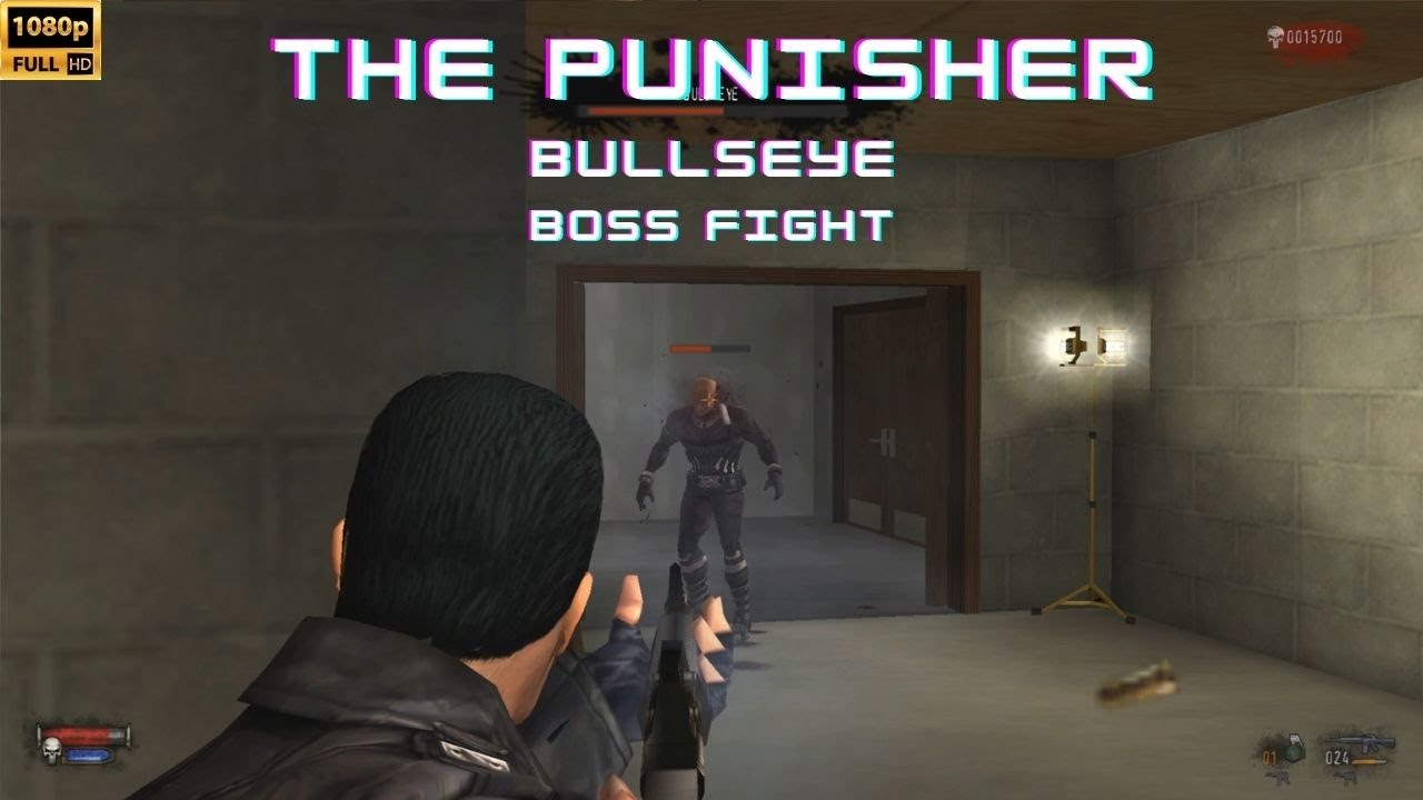 The Punisher Bullseye Boss Fight (1080P 60FPS) - YouTube