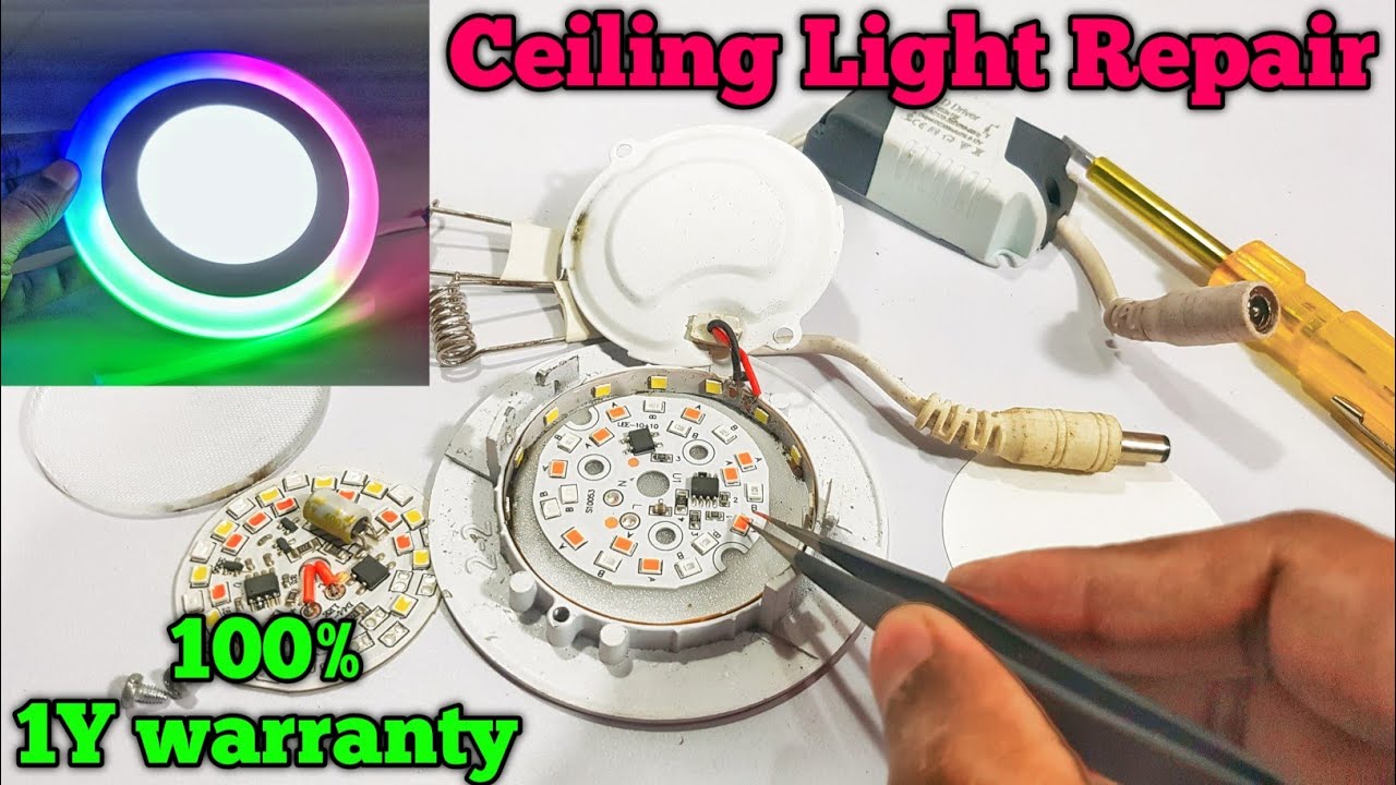 100% proper Solution Ceiling Light Repair |💡 |Led bulb repair | Led ...