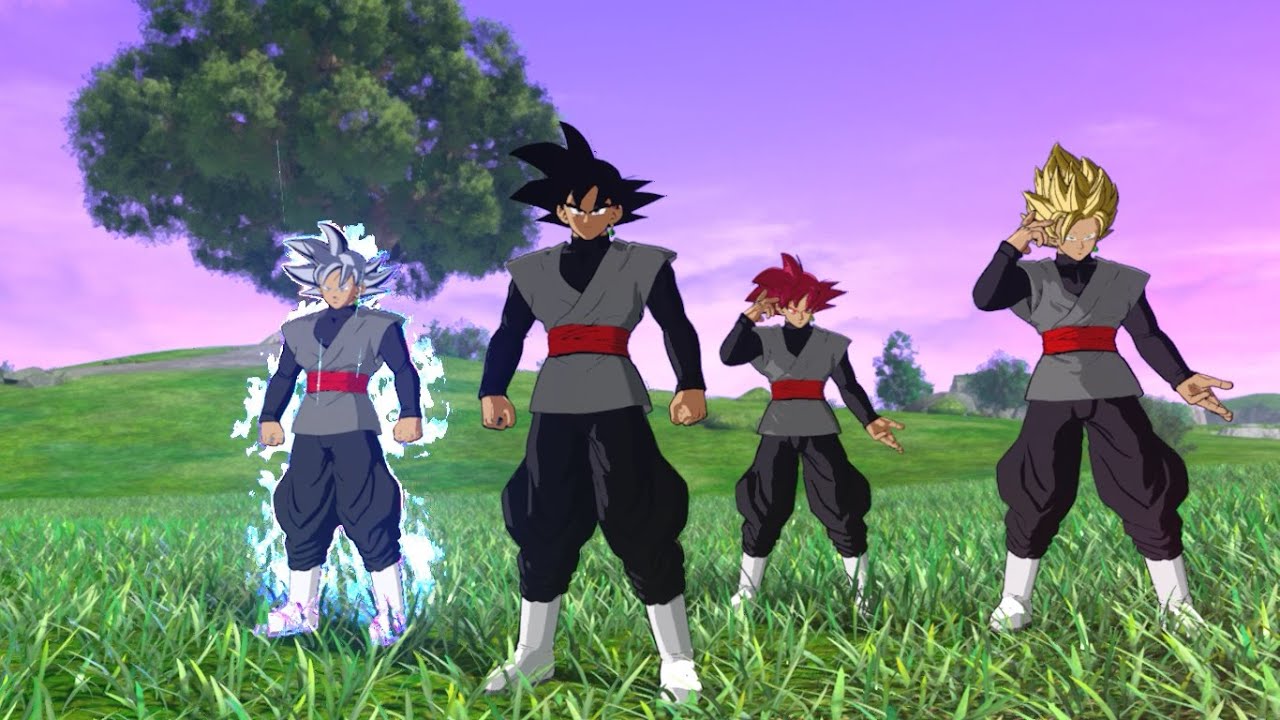 Goku Black Forms Vs Goku Forms - Dragon Ball Sparking! Zero - YouTube