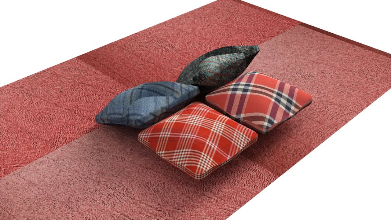 Beautiful and elegant pillow design lesson for a 3D model in AutoCAD ...