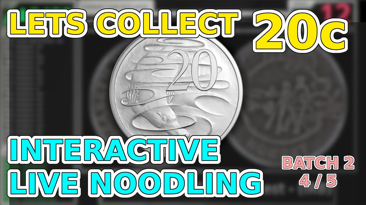 Let's Collect! 20c Coins - Interactive Live Noodling - Lot 2 4/5 #coin ...