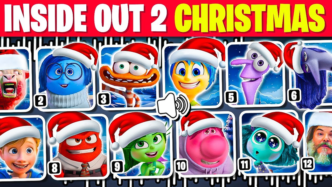 Guess The Song | Inside Out 2 Character Song Famous Christmas Song ...