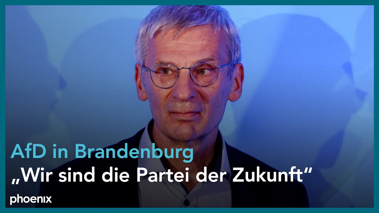 LTW Brandenburg: Statement der AfD mit Alice Weidel, Tino Chrupalla und ...