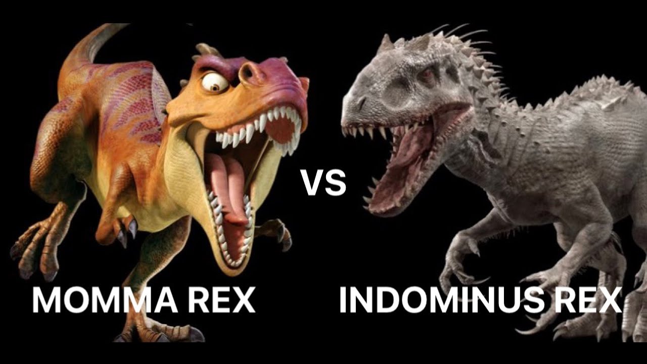 Mom Dinosaur VS Indominus Rex - YouTube