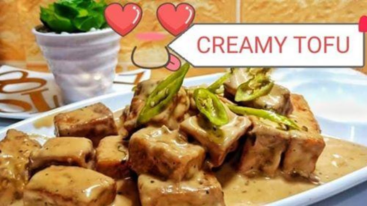 THE BEST CREAMY BUTTERED TOFU RECIPE - QUICK AND EASY RECIPE - YouTube