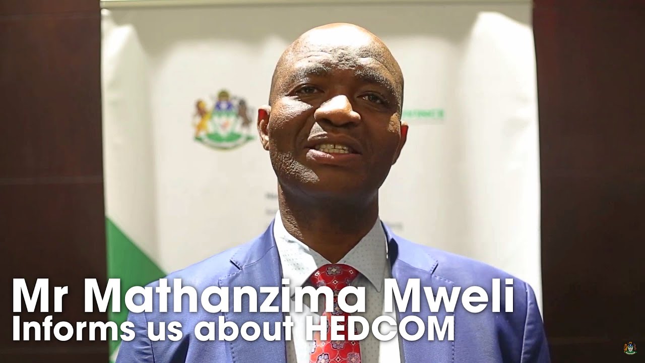 Mr Mathanzima Mweli tells us about the HEDCOM Workshop - YouTube