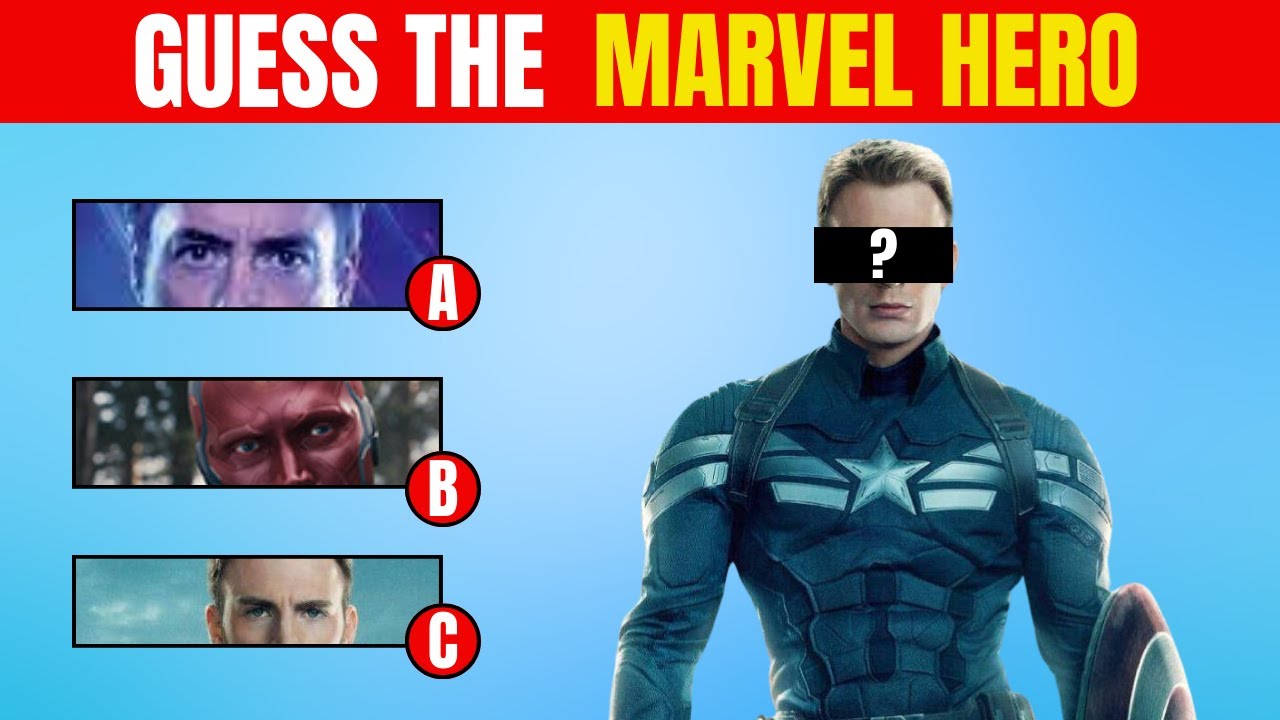 Guess the marvel hero from their eye | Part 2 Avenger quiz - YouTube