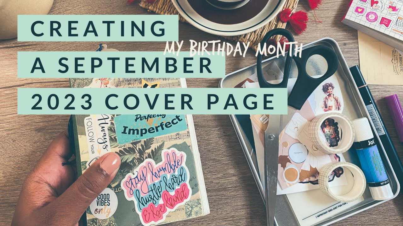 create a September 2023 cover page with me - YouTube