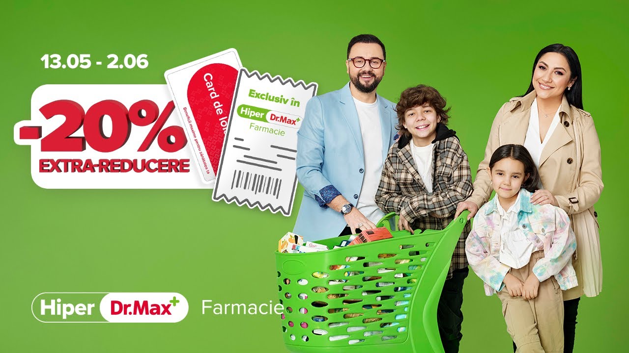 Ai 20% extra-reducere în orice HIPER Dr. Max - YouTube