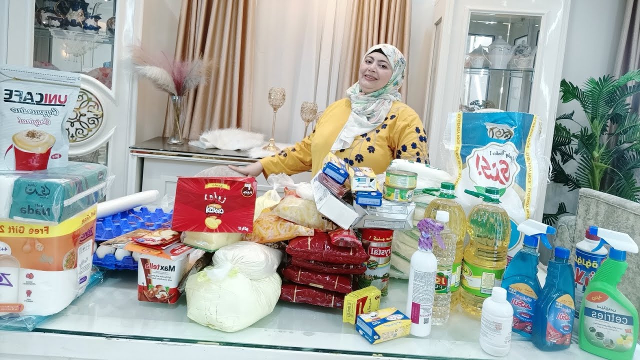 مشتريات شهر 11 خزين المطبخ بالاسعار اخذت النهارده علقه موت ميزانيه
