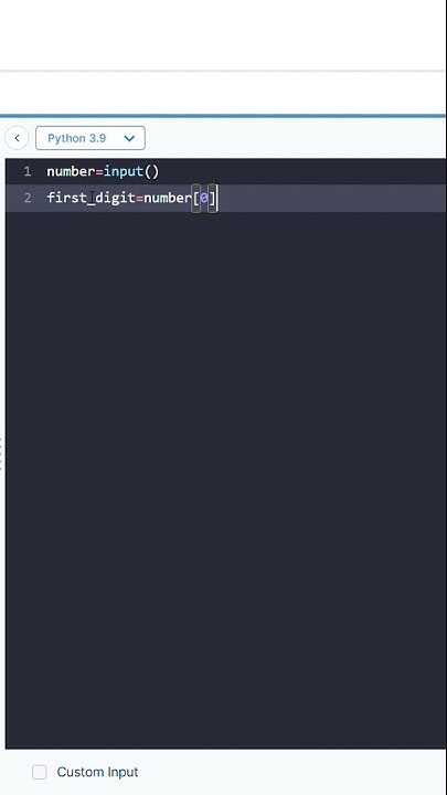 First And Last Digit In Python 🤯 Shorts Python Pythonprogramming Pythontutorial Youtube