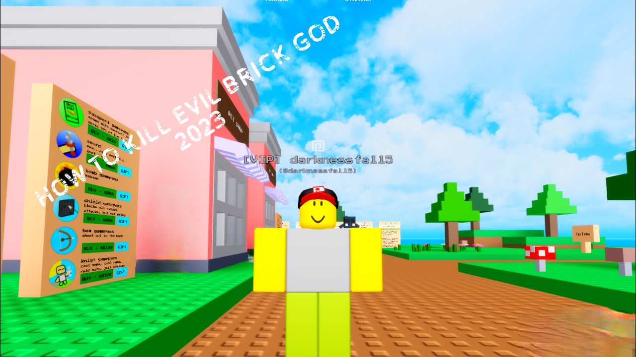 How to kill evil brick god - YouTube