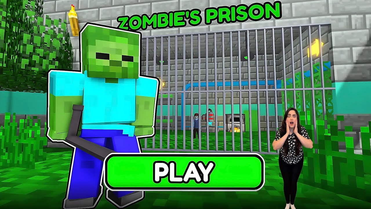 ESCAPANDO de la prisión del ZOMBIE!! 🧟 - YouTube