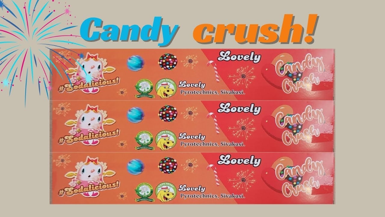 Candy Crush 🍬🍭 - Lovely Fireworks 🎇 | www.universalpyro.in | +91 ...
