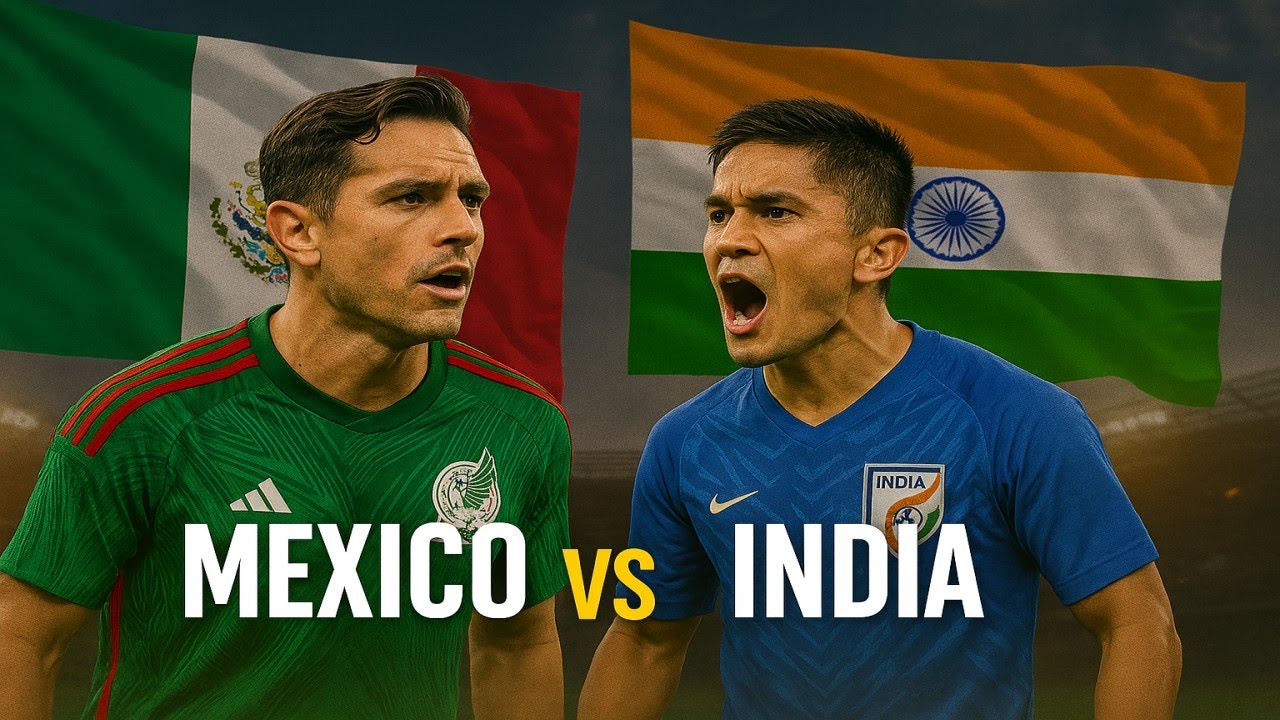 Mexico vs India | 2025 International Football Match – Full Highlights ...