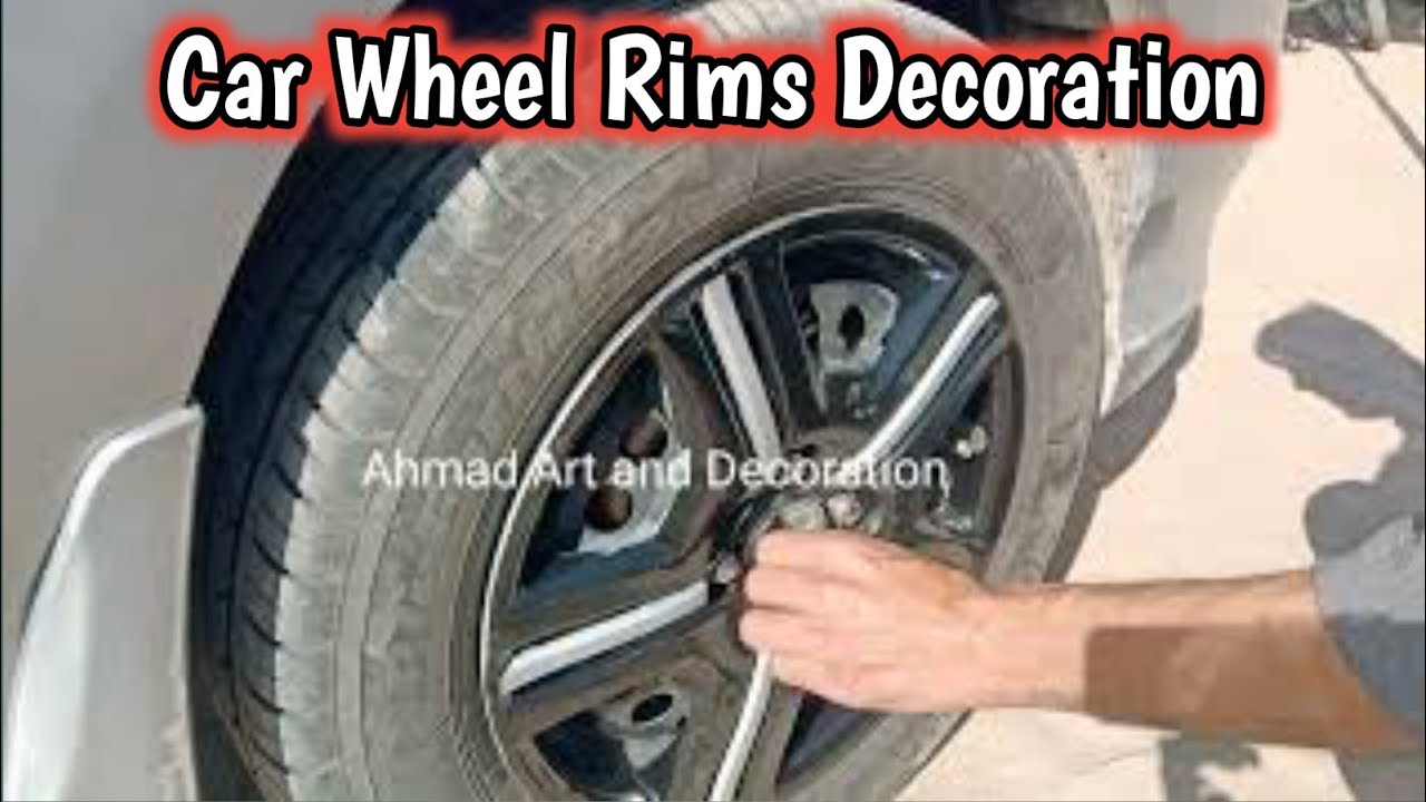 Wheel rims decoration ! Car wheel cup color decoration ! - YouTube