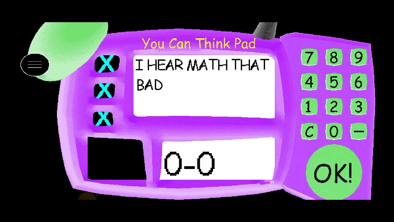 baldi basics inverted edition all wrong answers with mod menu - YouTube