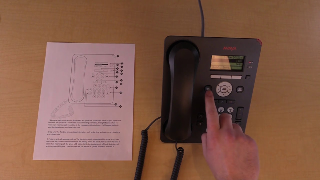 UTC Avaya 9601 - Overview - YouTube