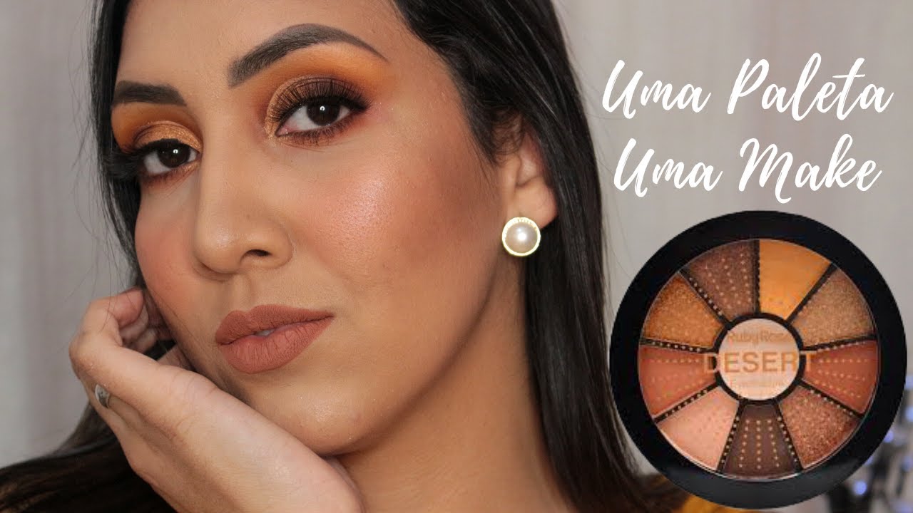 MAKE USANDO APENAS UMA PALETA #01 - RUBY ROSE - YouTube