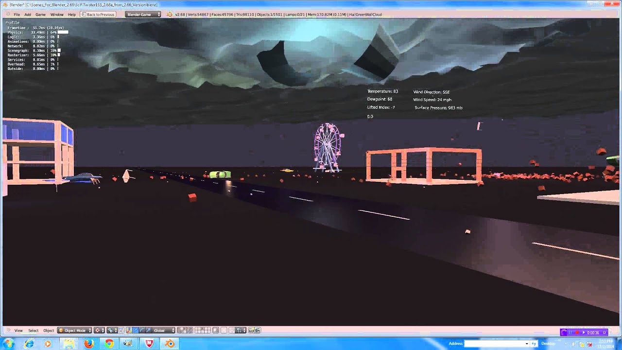 Virtual Storm Chaser 3 - Tornado Simulator Prototype - YouTube