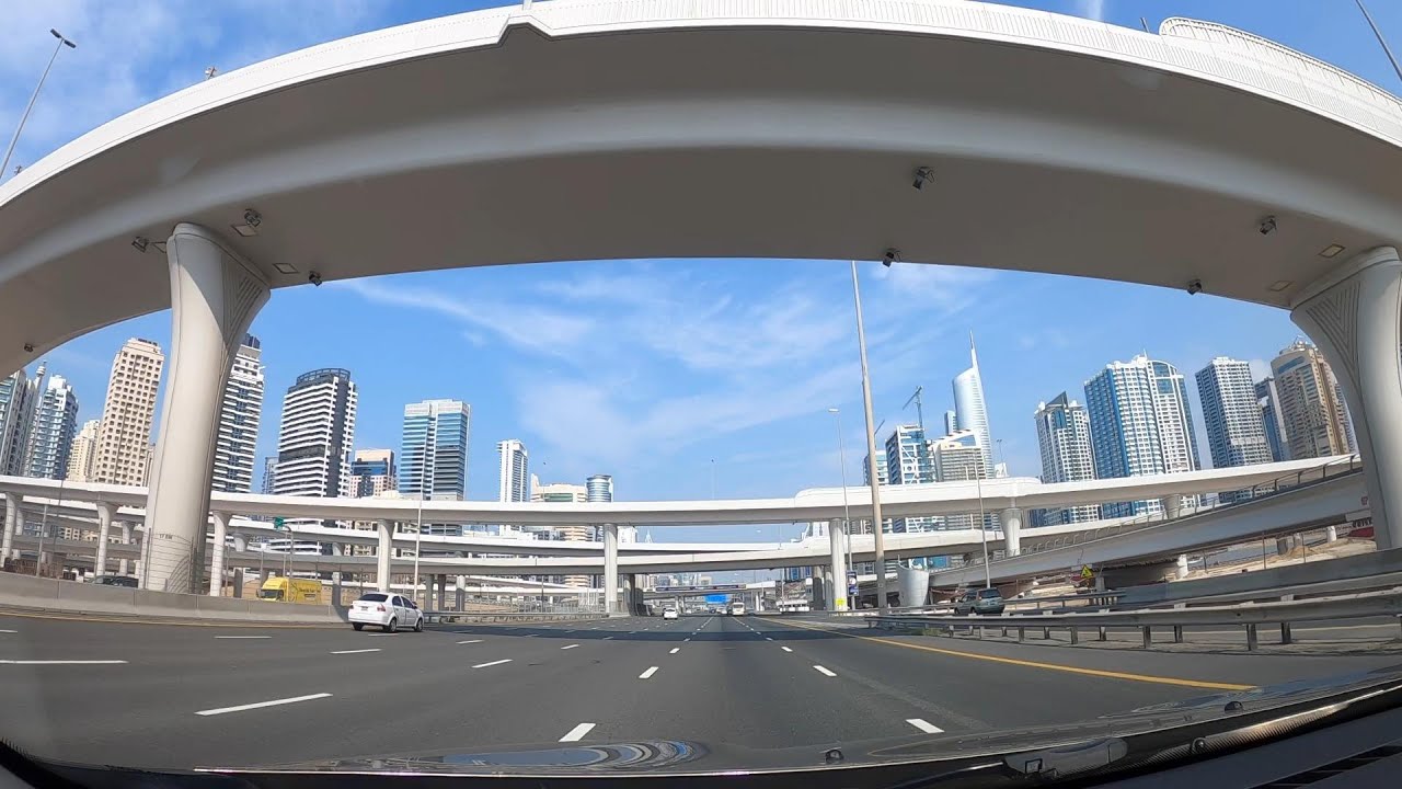 🔴Drive Tour Jebel Ali To Sheikh Zayed Road JLT - YouTube