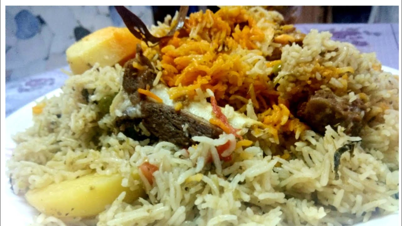 Lucknowi Mutton Pulao Recipe l लखनवी पुलाव | JUMMAH SPECIAL | - YouTube