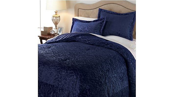 Highgate Manor 3piece Jacquard Faux Mink Comforter Set - YouTube