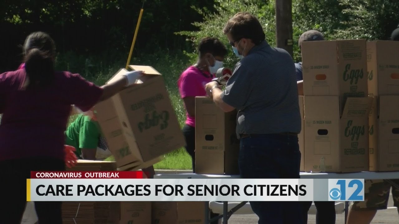 Care packages for senior citizens - YouTube