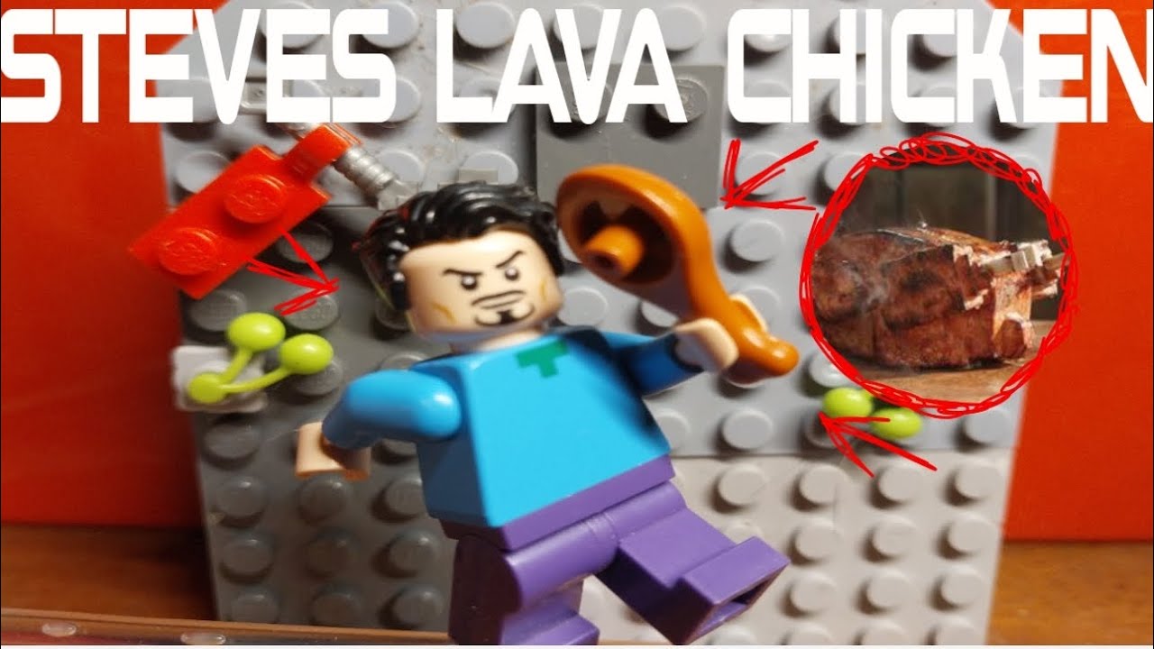 :a lego Minecraft movie: steves lava chicken 🐔 - YouTube