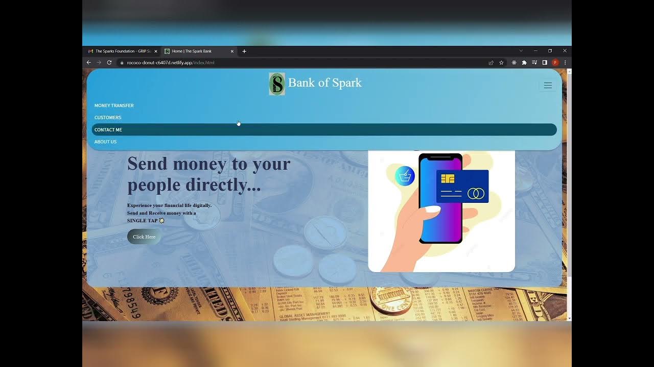 Basic Banking System Using Html Css Javascript Youtube