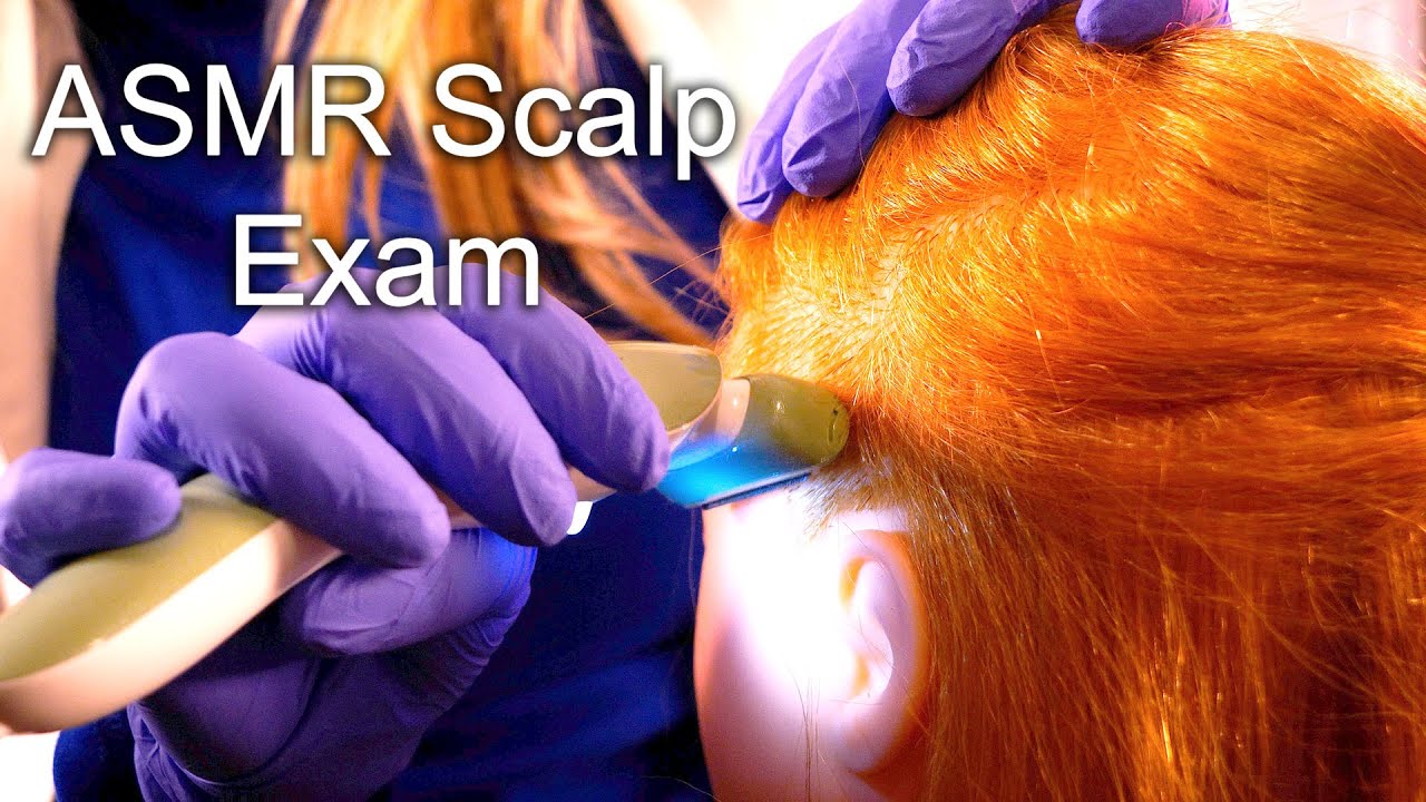 ASMR Scalp Exam | Inspection, Head Shaving - YouTube