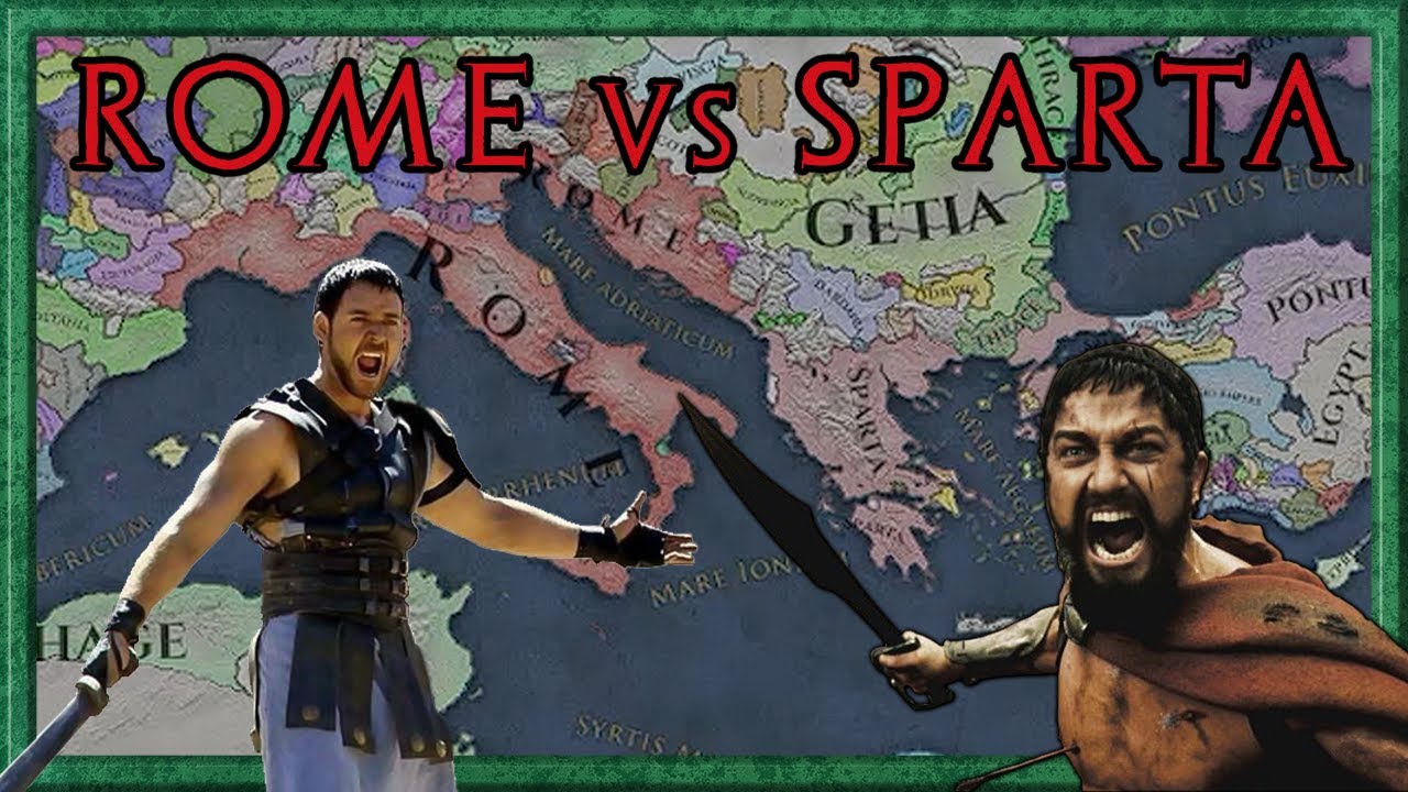 Rome Vs Sparta - Imperator: Rome Timelapse (A.I only) - YouTube
