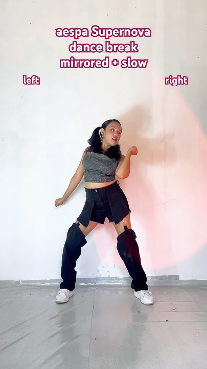 [tutorial] aespa supernova dance break tutorial mirrored and slow #Supernova #aespa #shorts # ...