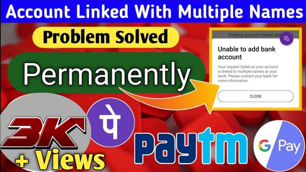 Account Linked With Multiple Names | Account Linked With Multiple Names ...