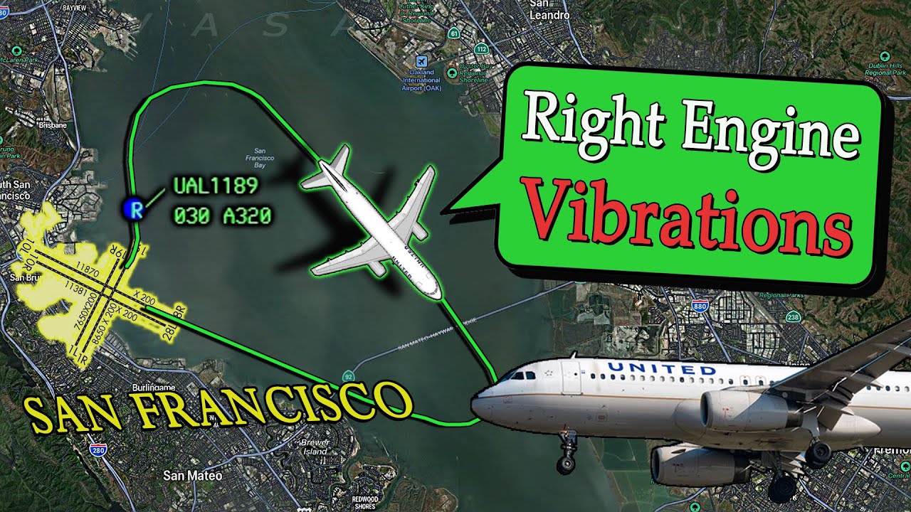 United A320 | BIRD STRIKE + ENGINE PROBLEMS after takeoff! - YouTube