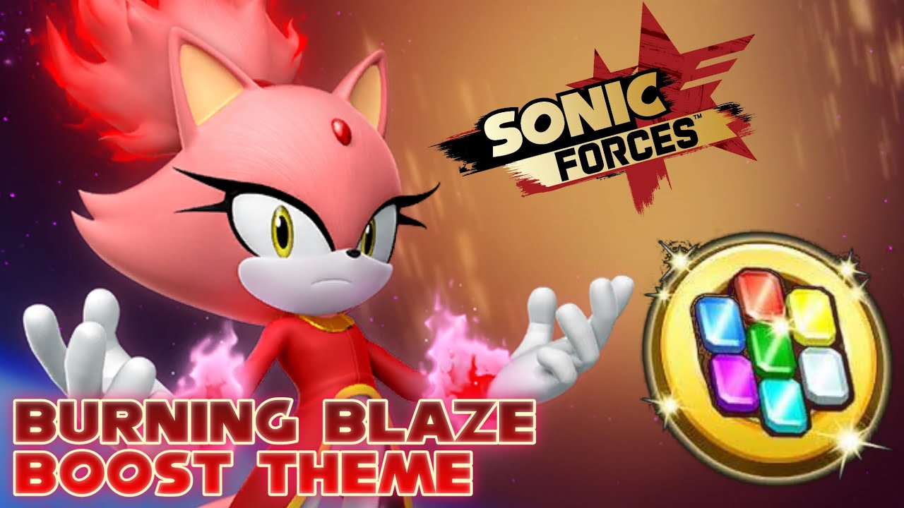 Burning Blaze New Character in Sonic Forces Speed Battle Super Boost ...