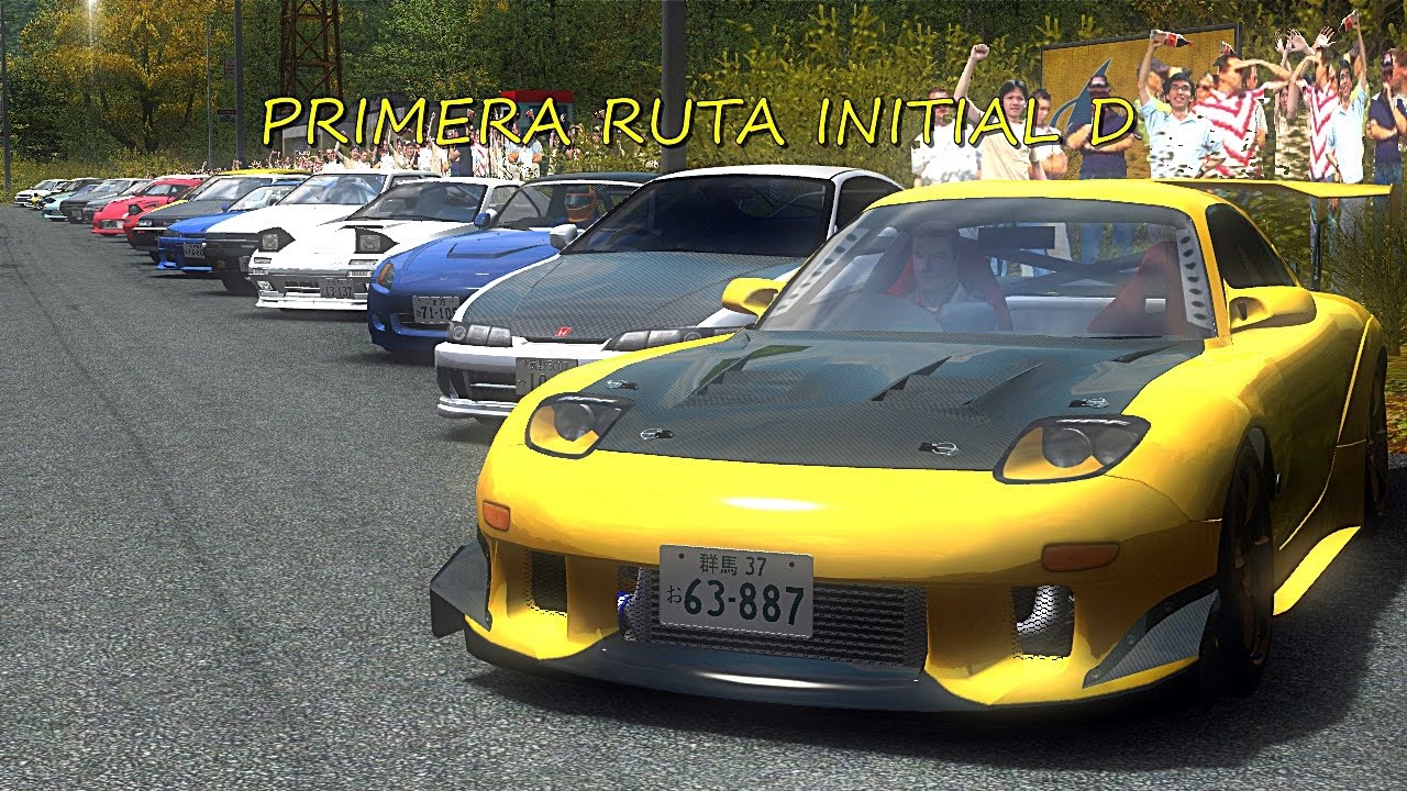 RFACTOR; PRIMERA RUTA NSUKA INITIAL D - YouTube