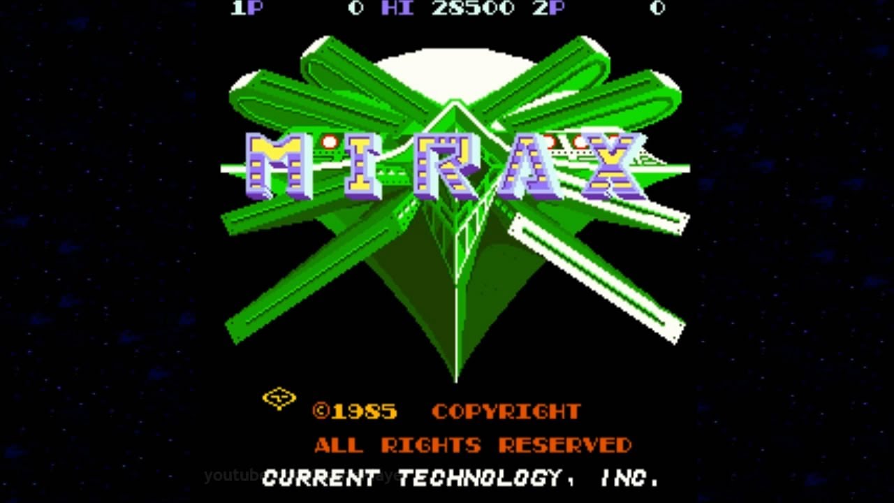 Mirax 1985 Current Technology Mame Retro Arcade Games - YouTube