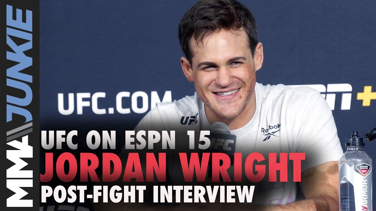 Jordan Wright dreams of being 3-weight UFC champ | UFC on ESPN 15 post ...