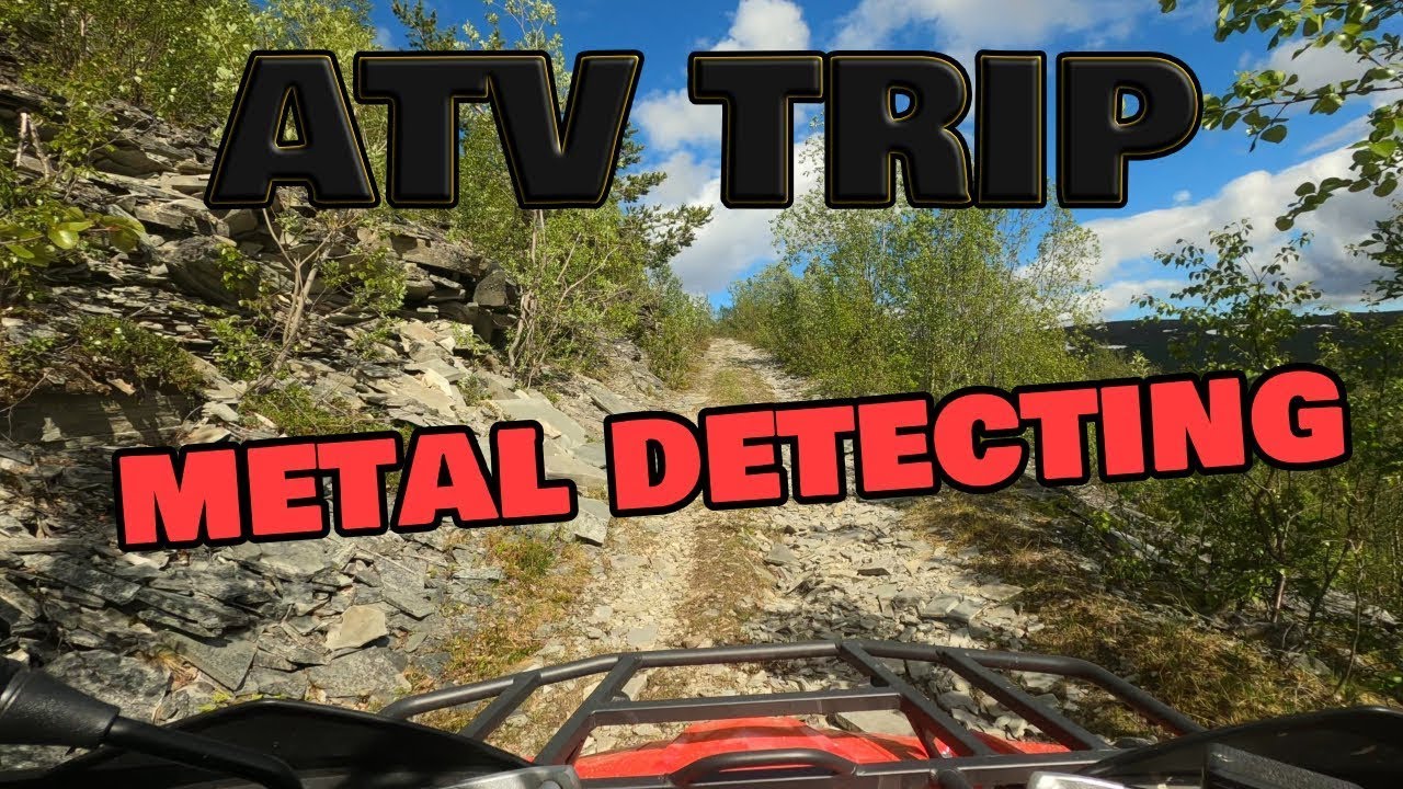 ATV Trip, Metal Detecting old Historic Place - YouTube
