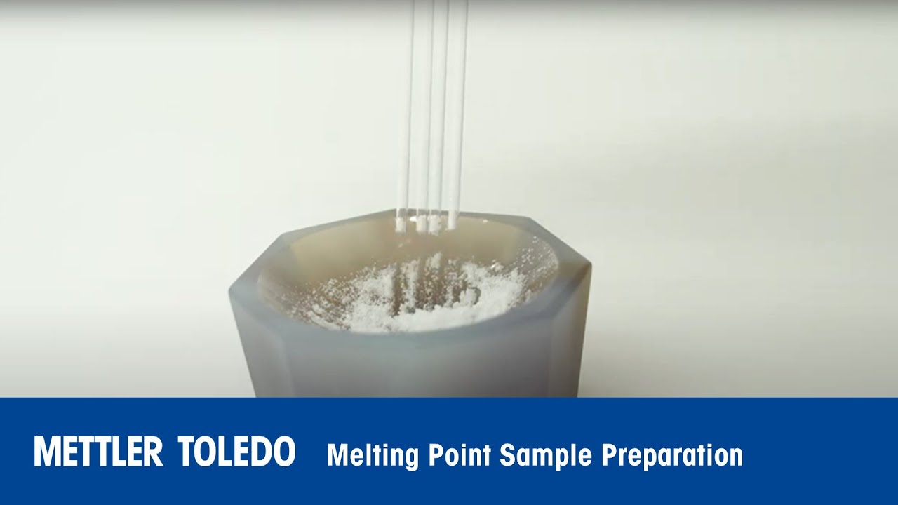 Melting Point Sample Preparation - YouTube