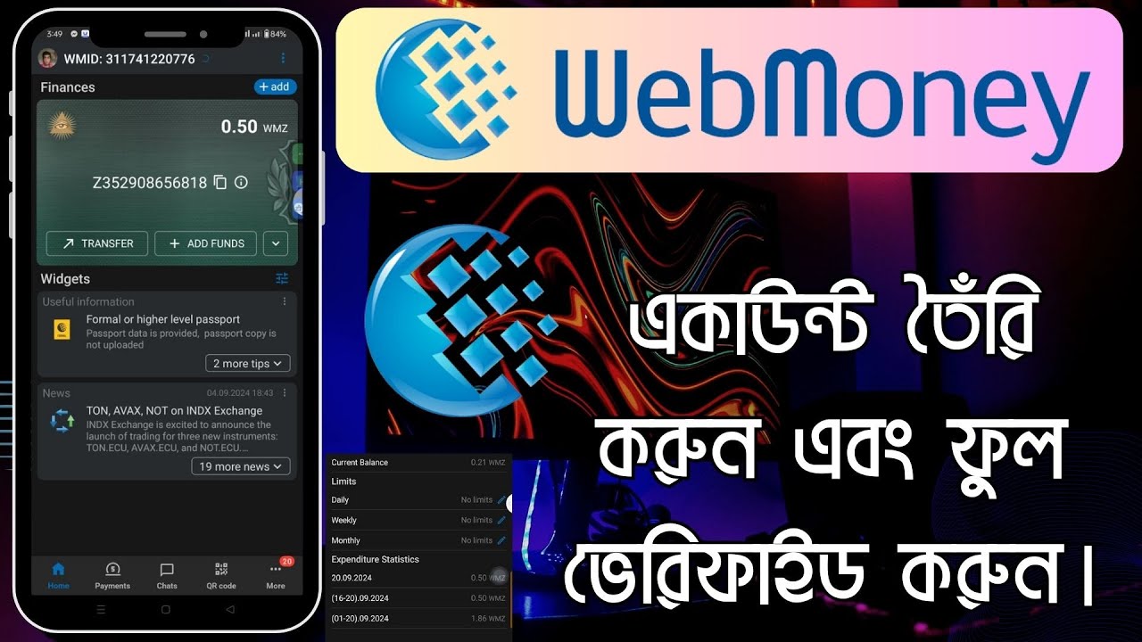 webmoney account create and fully verified bangla//webmoney account ...