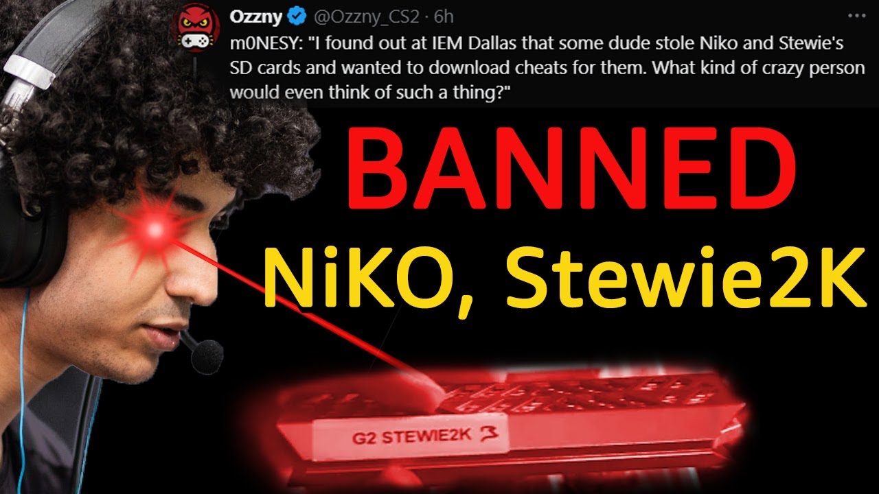 nbgee12 try to Banned Niko, Stewiew2k Stole SSD from IEM Dallas - YouTube