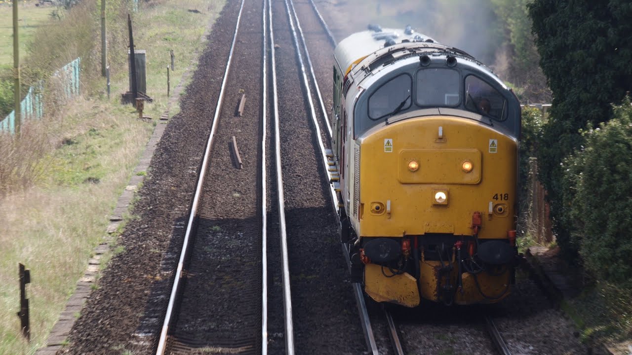 Lots of Rare movements on the Portsmouth Direct Line, with 37418 even ...