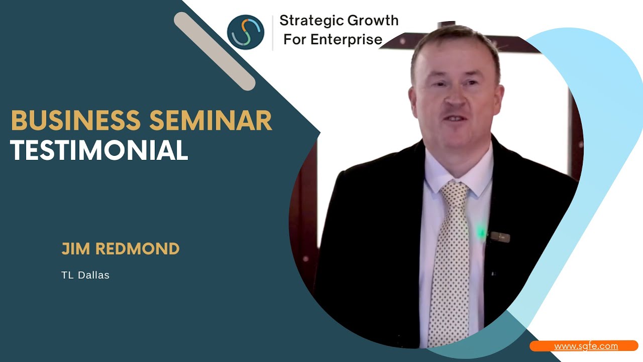 Seminar Testimonial, Jim Redmond, TL Dallas - YouTube