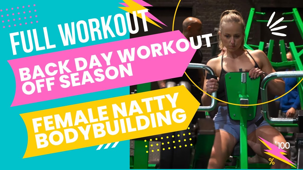 Off Season Back Day | Tips on engaging & building muscle | Natural ...