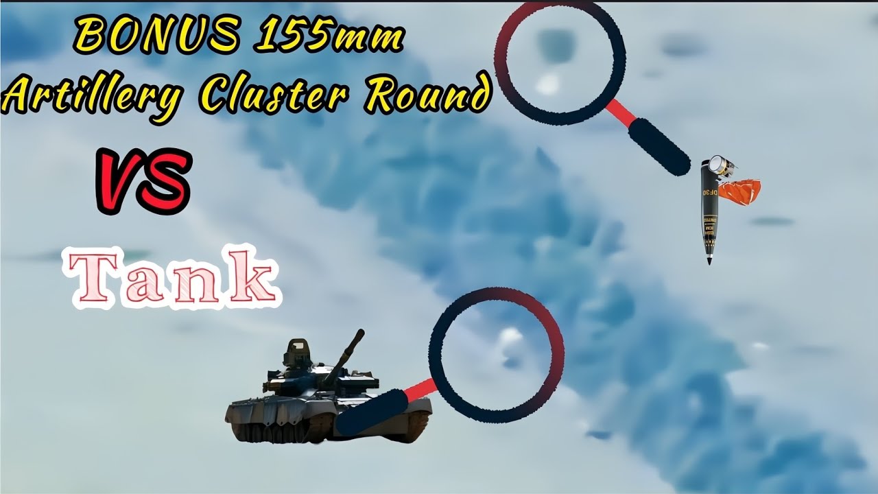 🔴 BONUS 155mm Artillery Cluster Round PLUS ( ) Reconnaissance Drone 🆚 ...