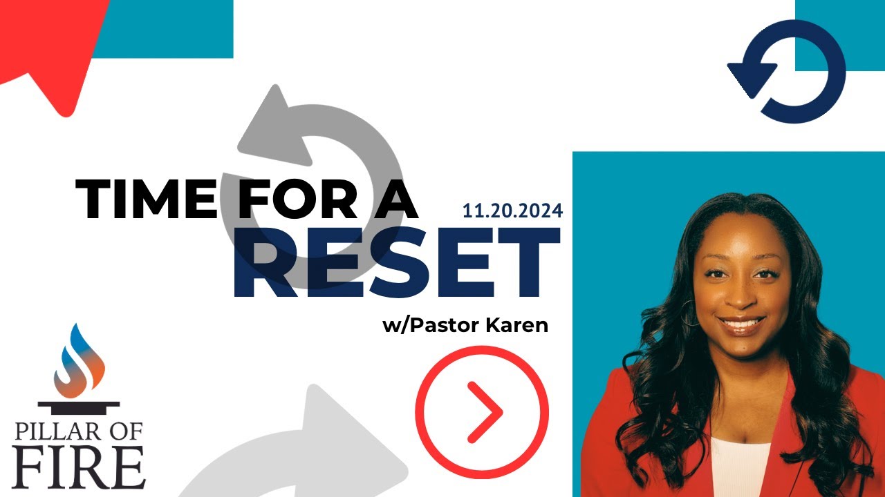 "Time for a Reset" - Pastor Karen, CHARGE (midweek Bible study) - YouTube