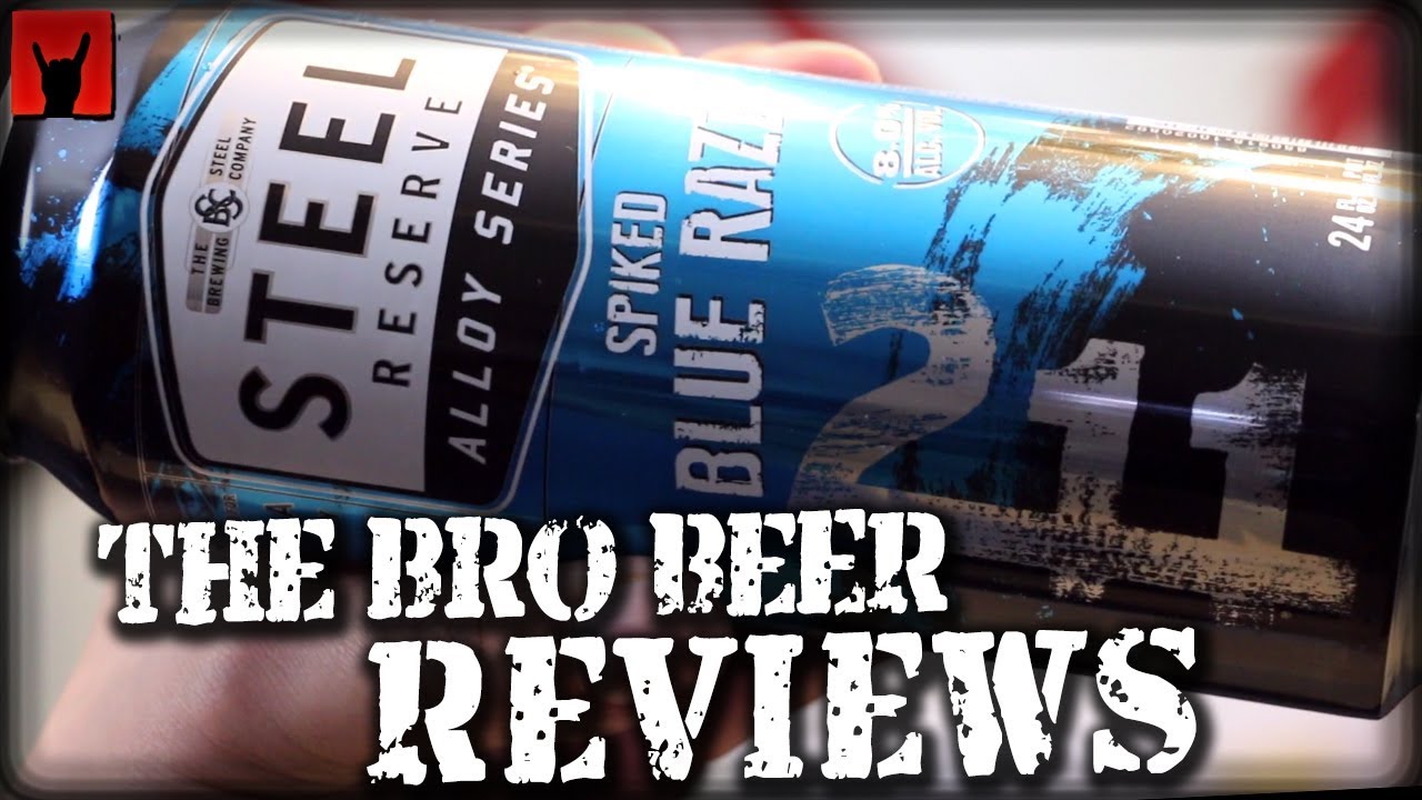 Steel Reserve Blue Razz 8% abv - YouTube