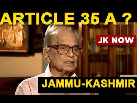 Article 35A Jammu & Kashmir | Jagmohan Malhotra(Ex-Governor J&K ...